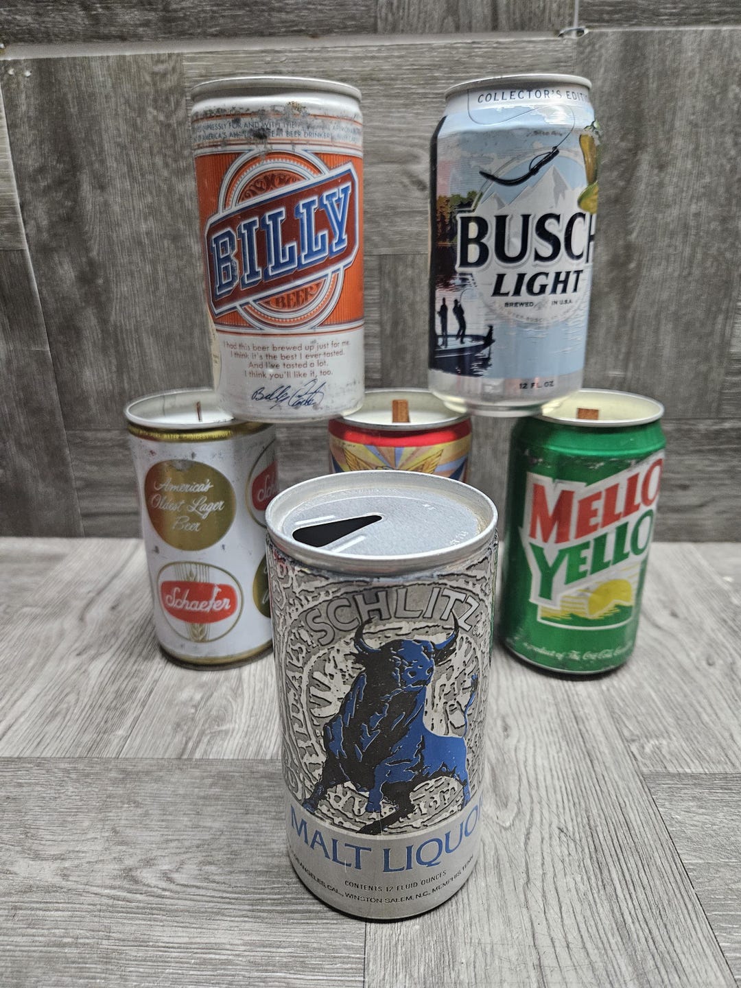 Vintage Schlitz Malt Liquor Can Candle - Etsy