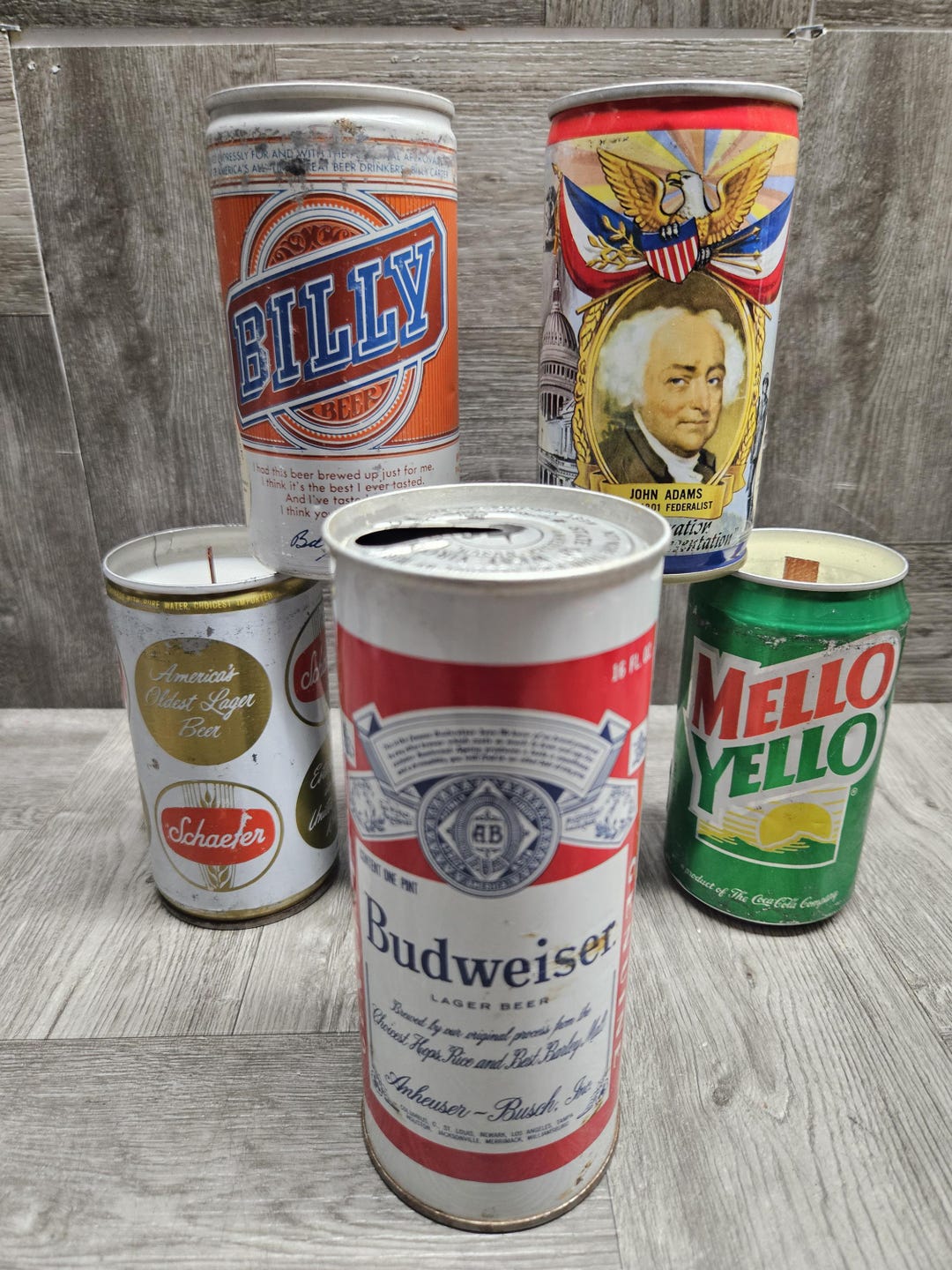 Vintage 16oz Budweiser Beer Can Candle - Etsy
