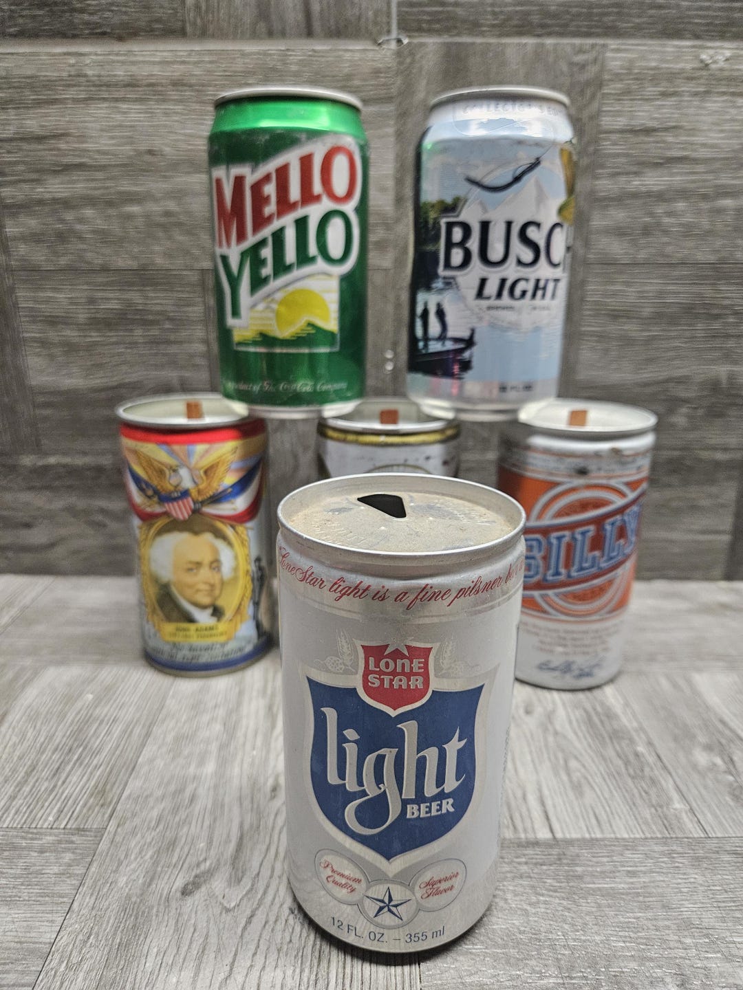 Vintage Lone Star Light Beer Can Candle - Etsy