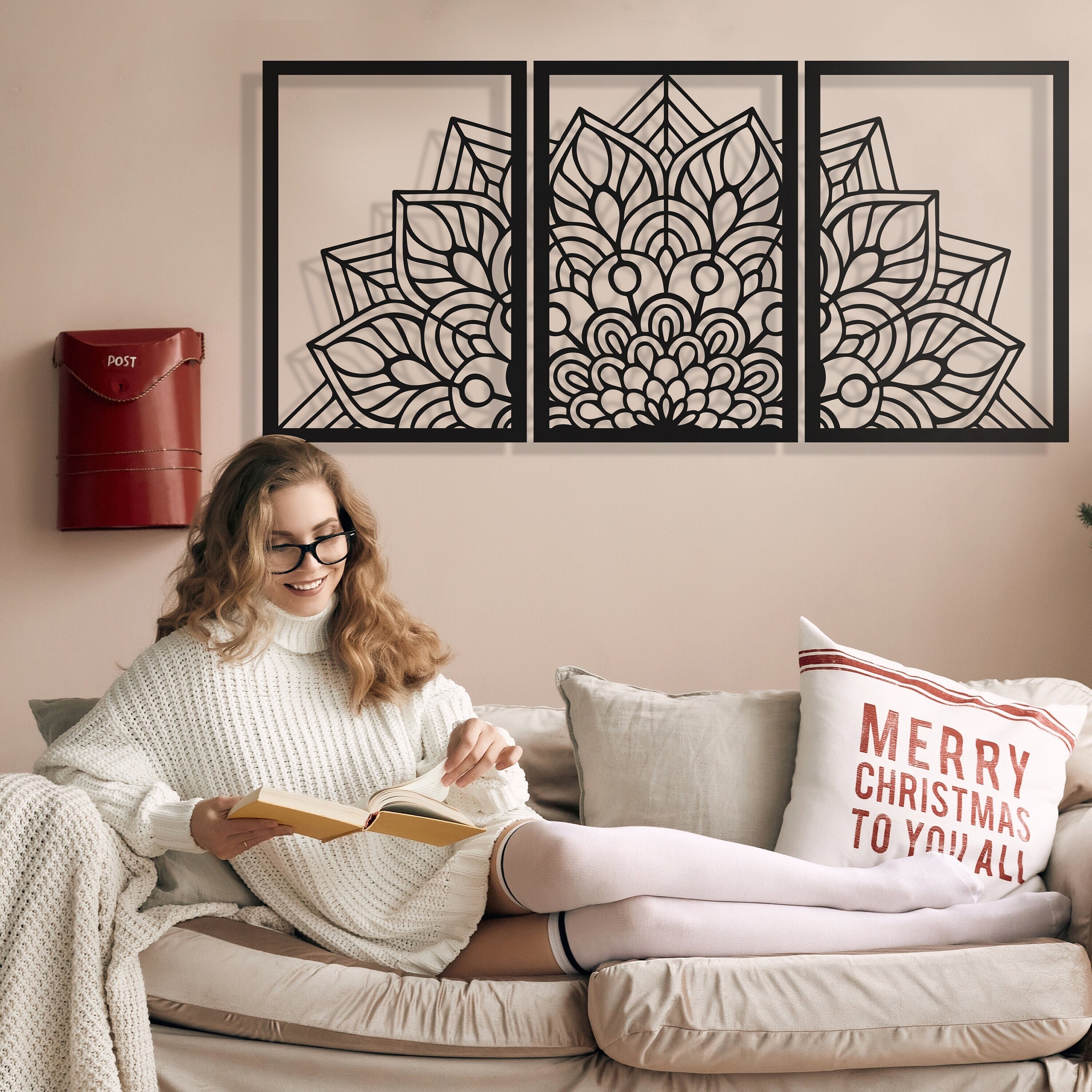 Mandala Wall Art Wood Wall Decor Wall Hangings Wood Wall | Etsy