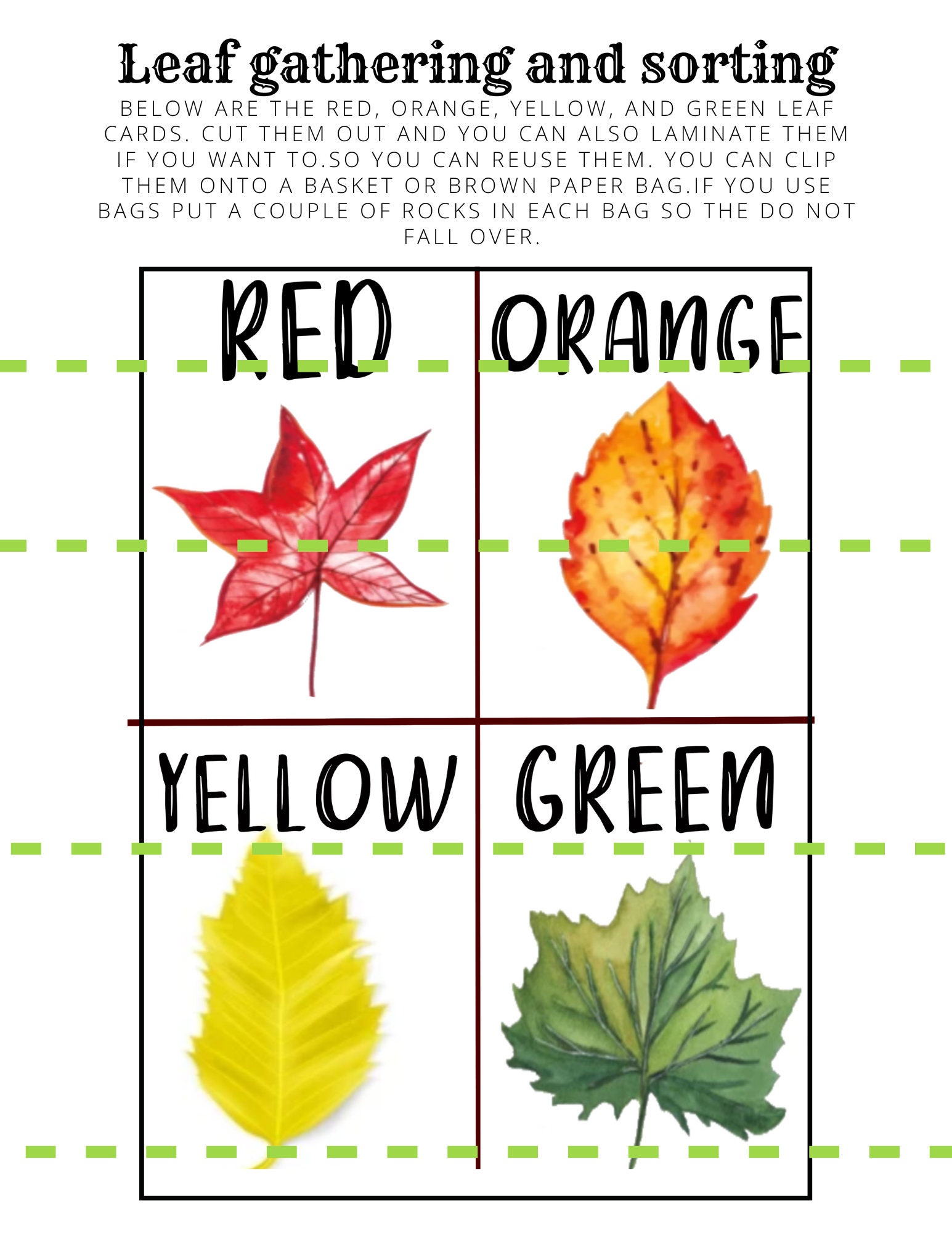 Leaf Unit Study Worksheets and Activities With 36 Mini Leaf ...