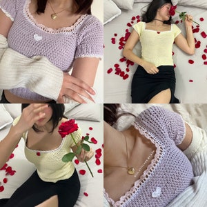 Lucy Top- Crochet PDF Pattern - Etsy