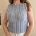 Tuesday Top- PDF Beginner Knitting Pattern- Ribbed Knit - Etsy