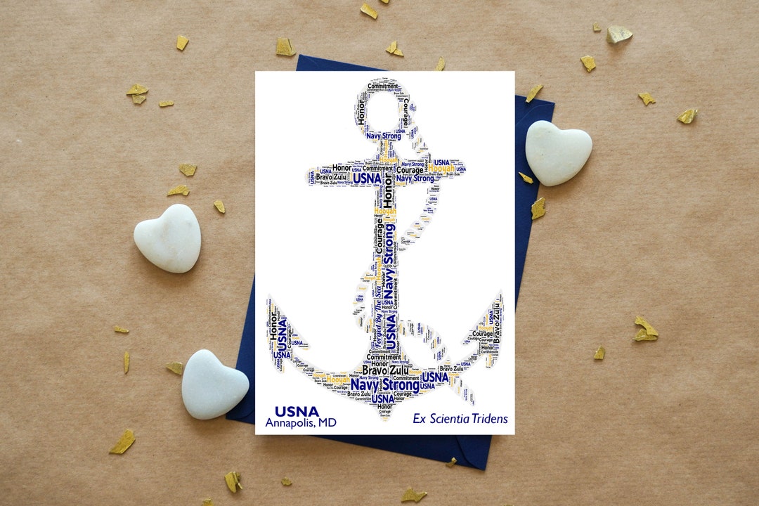 United States Naval Academy Greeting Card, Personalize USNA Graduation ...