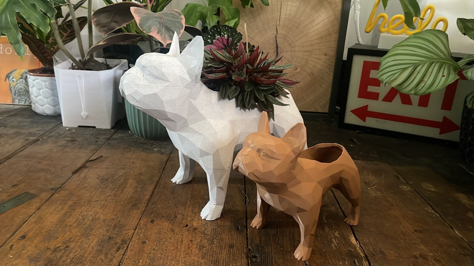 French Bulldog Frenchie Planter Plant Pot . - Etsy