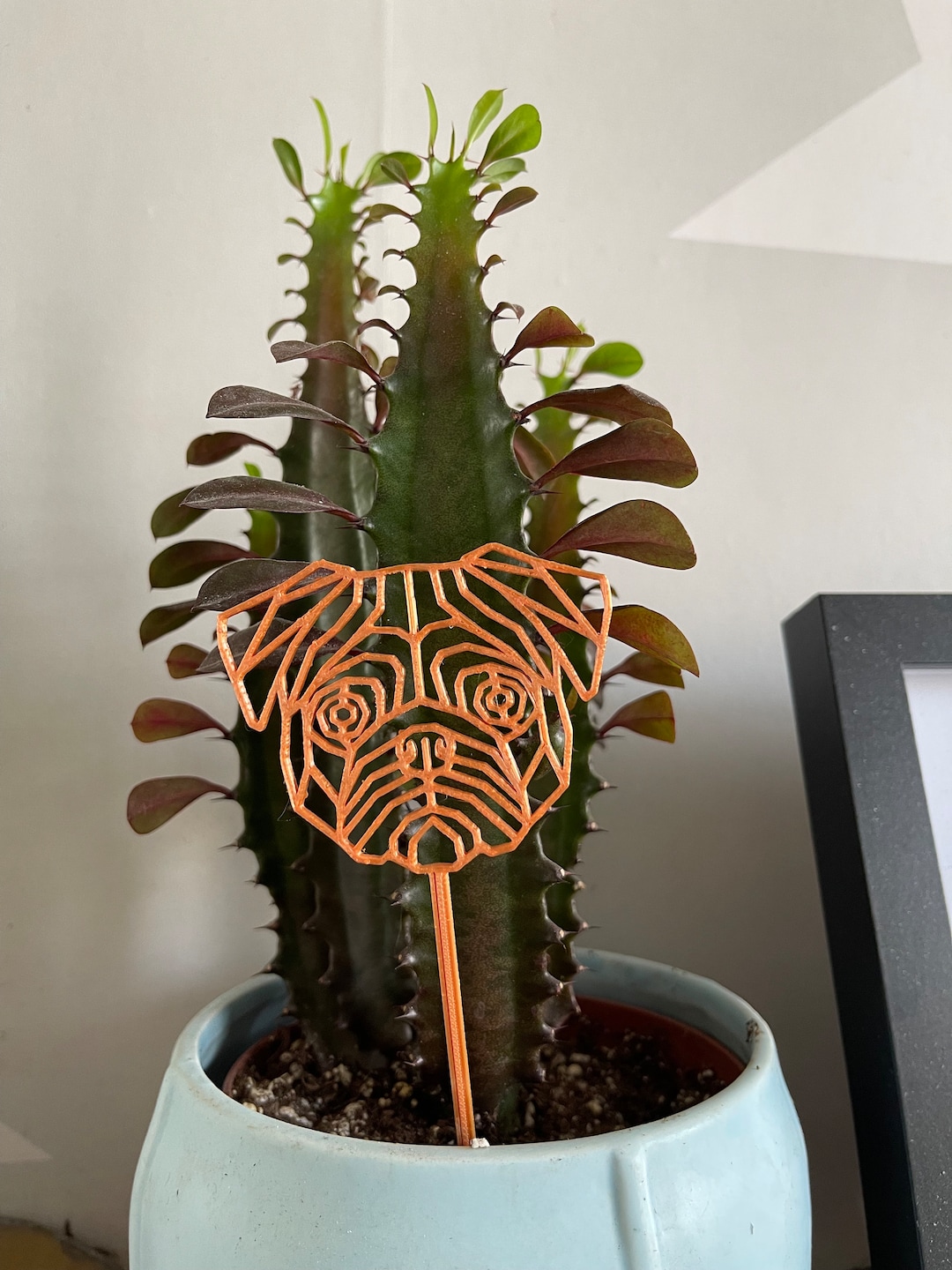 Pug Chug Dog Plant Houseplant Stick Pot Decoration Accessory - Etsy