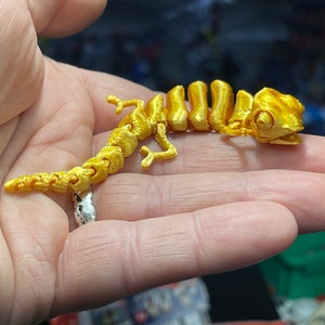 Baby Finger Chameleon Fidgit 3D Printed - Etsy