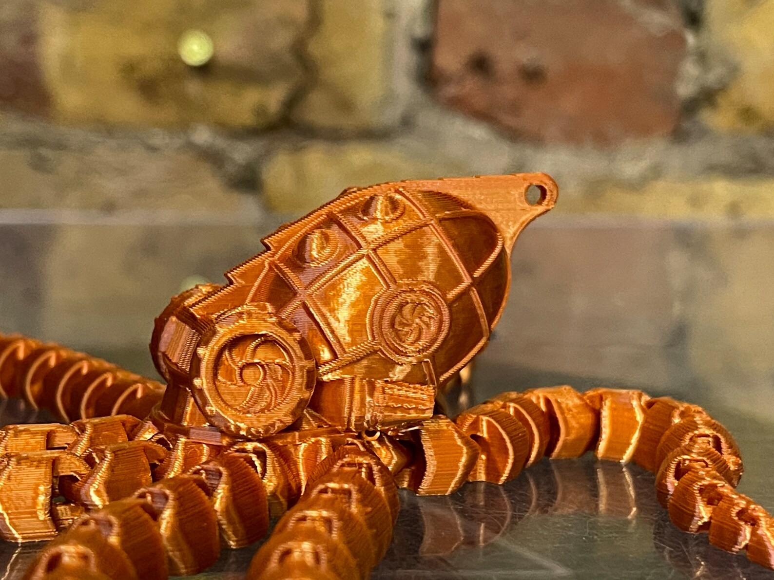 Long Tentacle Octopus Steampunk 3D Printed Articulated Fidget - Etsy