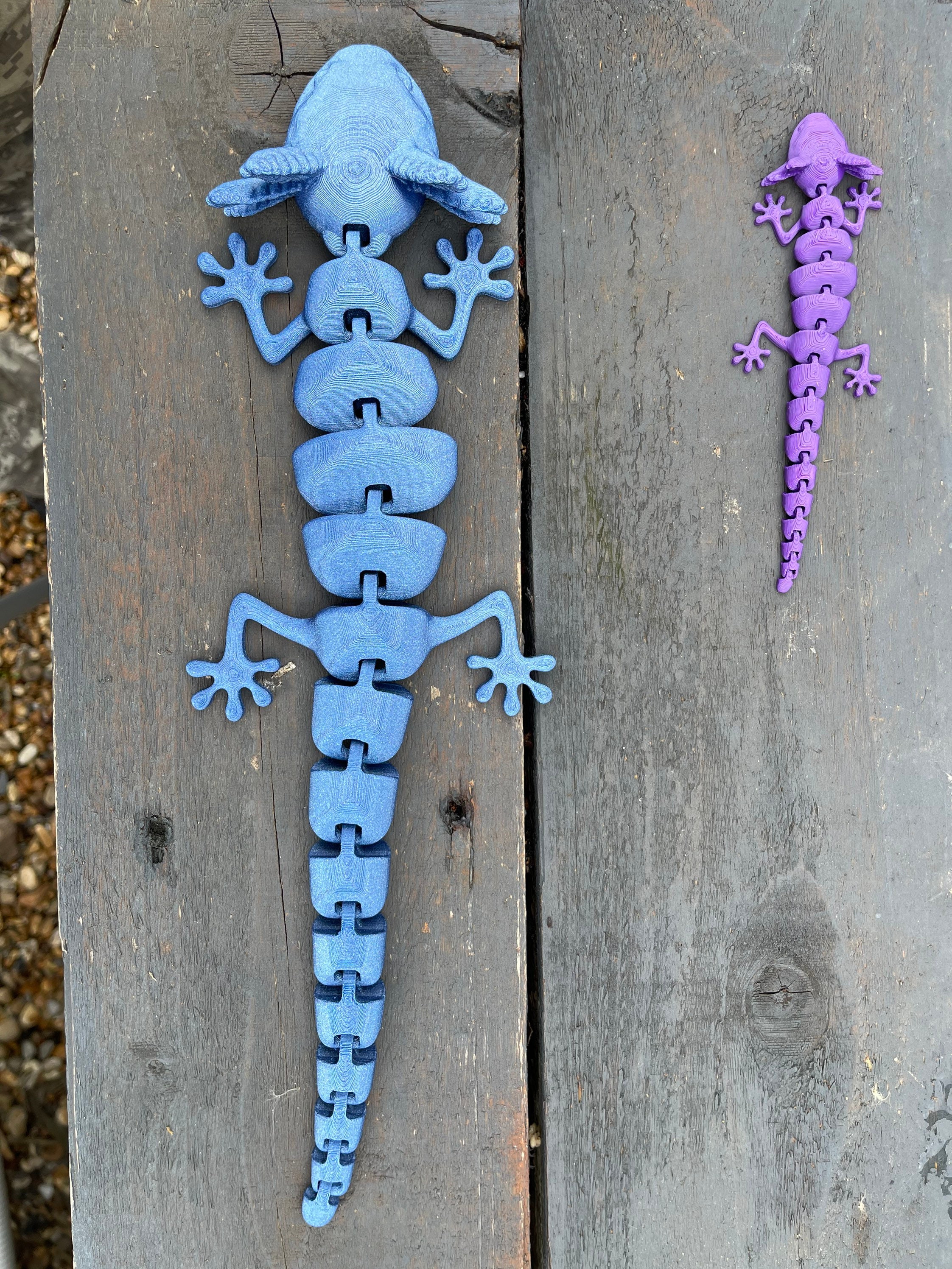 Supersize Axolotl Salamander Flexible 3D Print Articulated - Etsy Ireland