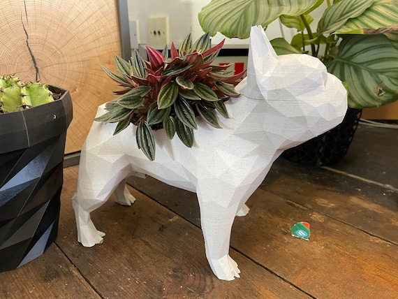French Bulldog Frenchie Planter Plant Pot . - Etsy
