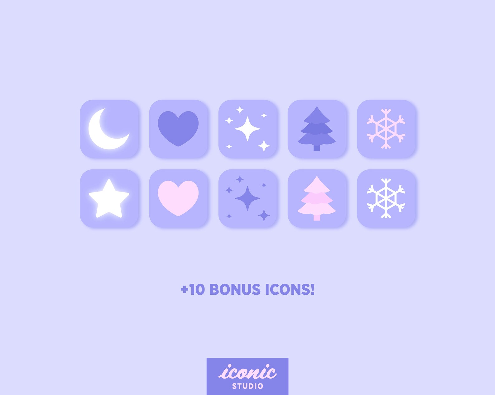 Winter Night App Icon Pack Cute App Icons Lofi Aesthetic - Etsy