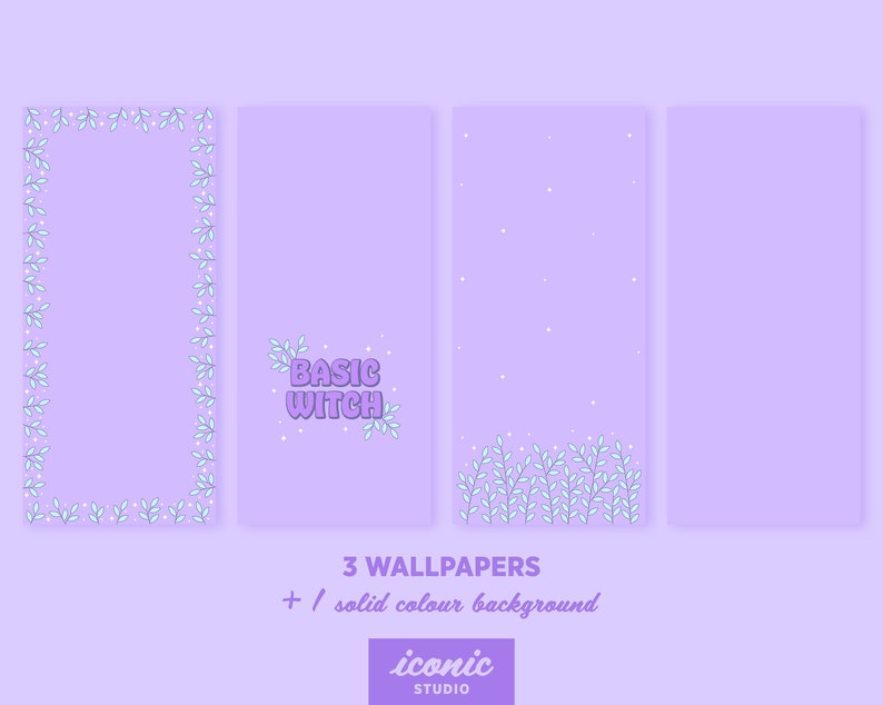 Purple Witchy App Icon Pack Feminist Widgets Icons - Etsy UK