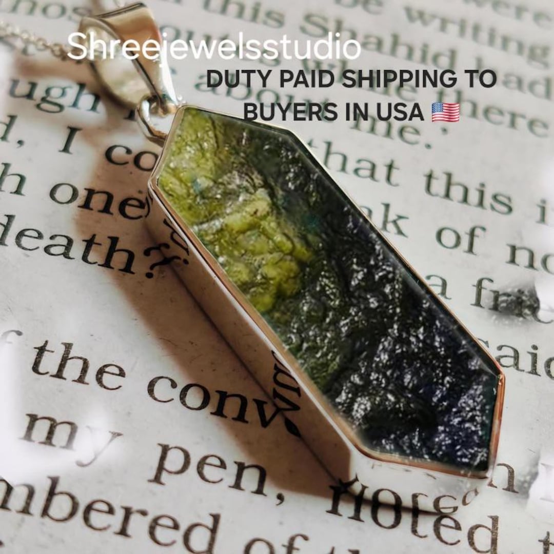 A-grade Certified Moldavite From Chlum, Czech Republic | Brass, Silver ...