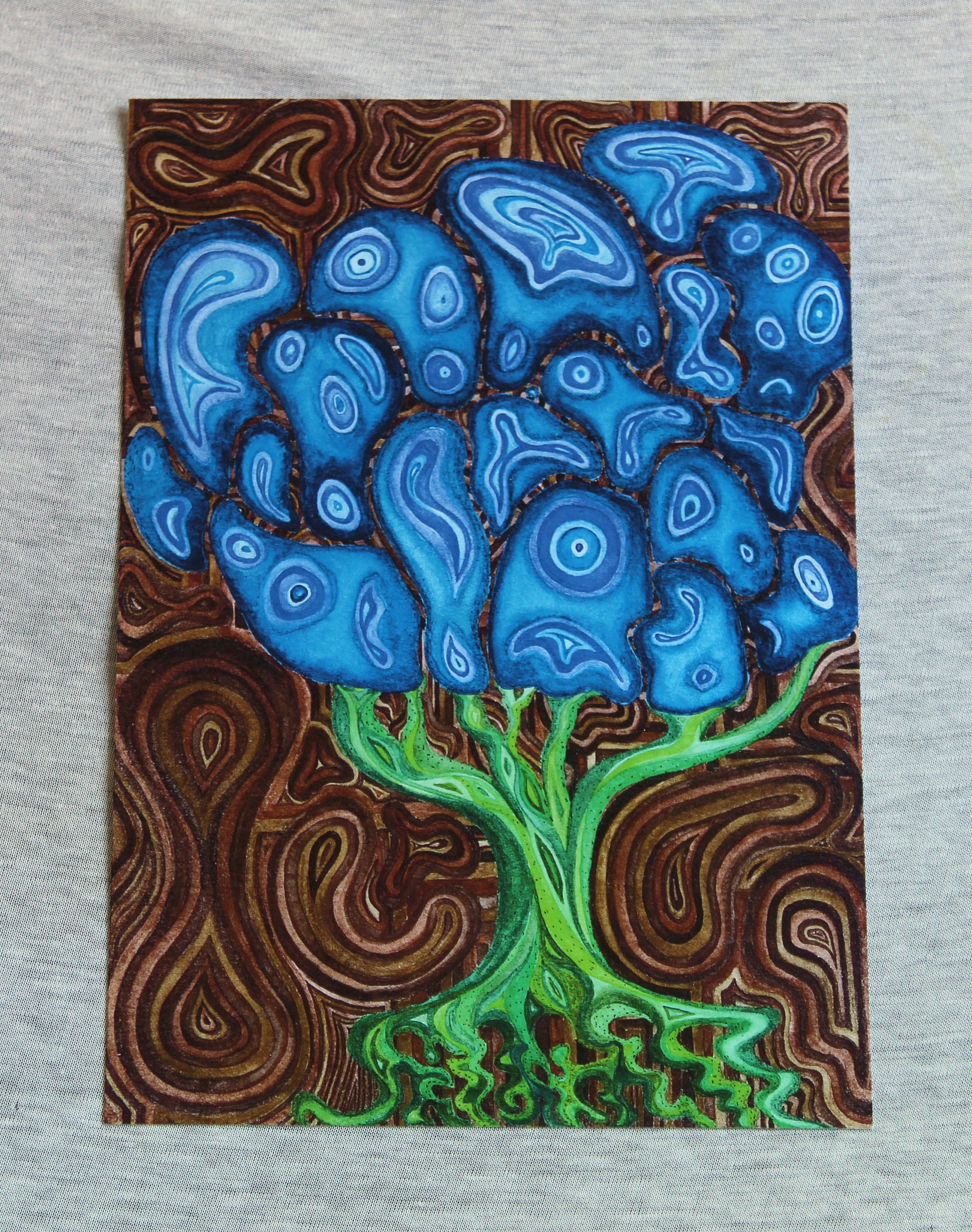 Trippy Tree Drawings