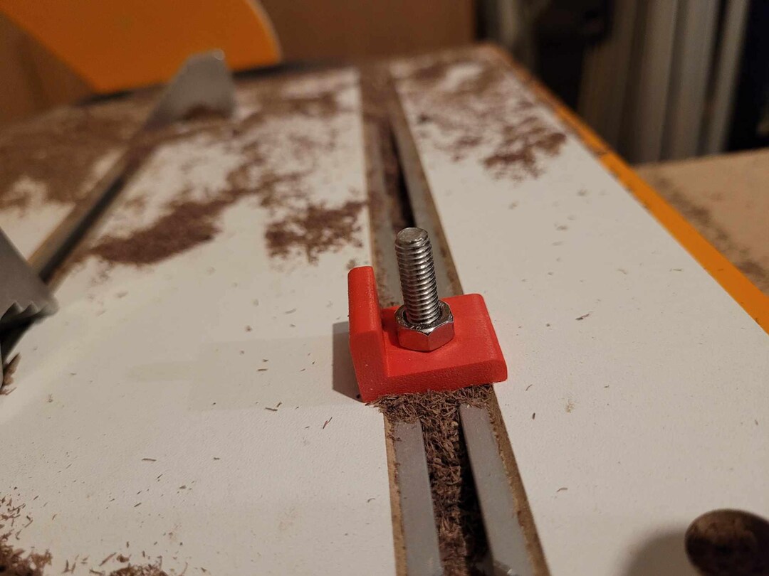 CNC Router Low Profile Stops 3d Print/ M6 Bolt for M6 Size T Track ...