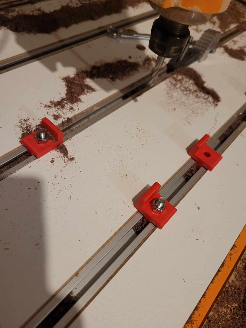 CNC Router Low Profile Stops 3d Print/ M6 Bolt for M6 Size T Track ...