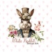 Vintage Peony Bunny Rabbit Chocolate Wrapper - Digital Download - 80g ...