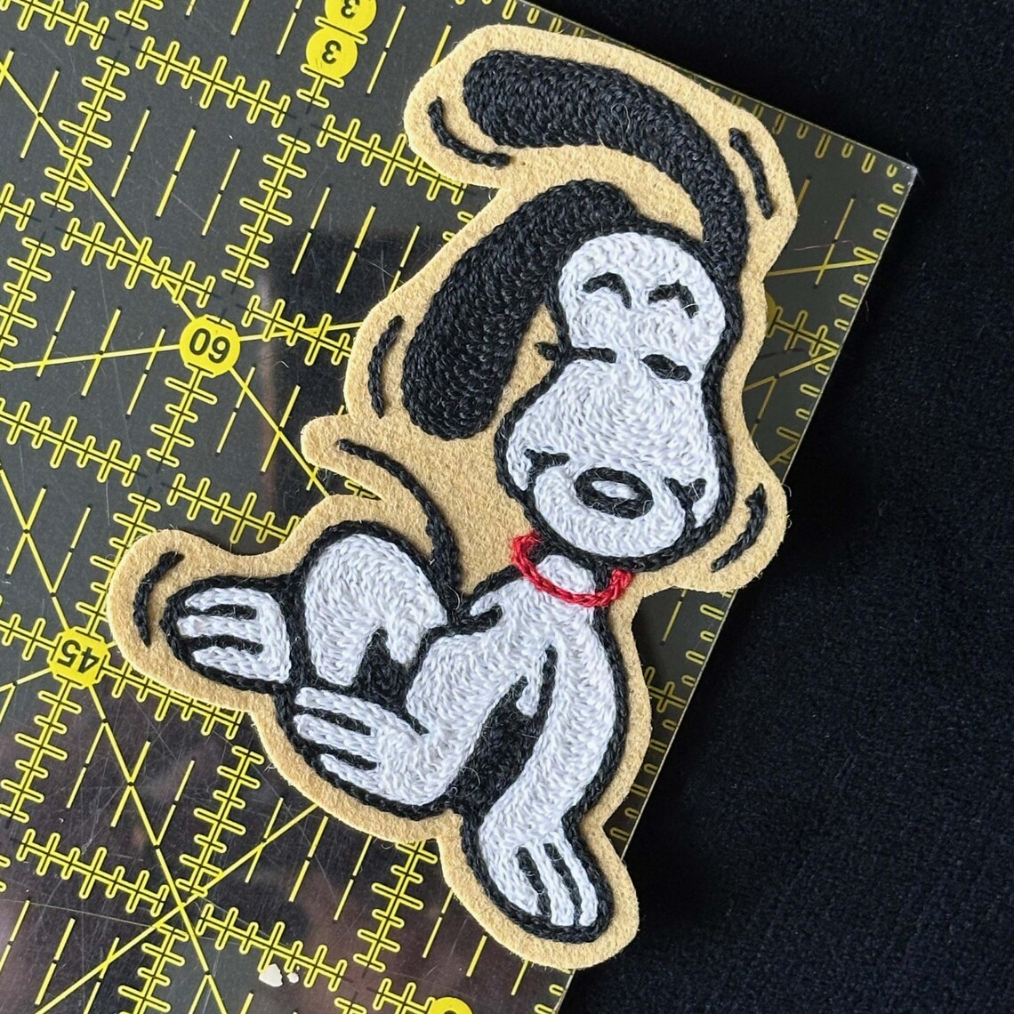 Jiving Snoopy Tattoo Flash Chainstitch Embroidery Patch - Etsy