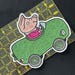 Richard Scarry Lady Pig Pickle Car Chainstitch Embroidery Patch - Etsy