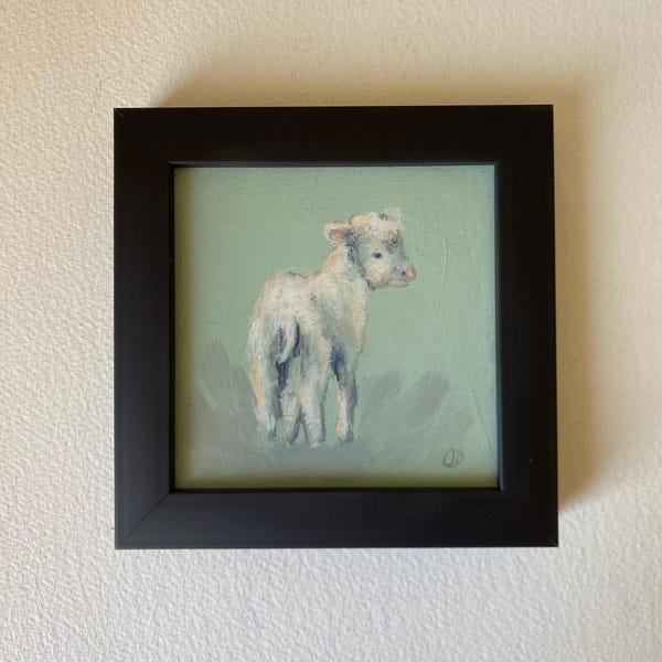 Lamb Painting - Etsy