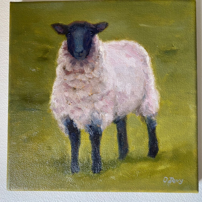 Sheep Painting - Etsy