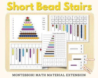 Montessori Math Cards - Etsy