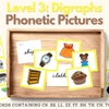 Montessori Language CVC Words Phonetic Reading Level 1 RED Picture ...
