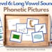 Phonetic Reading Long Vowel Sound Picture Card Montessori Object Box ...