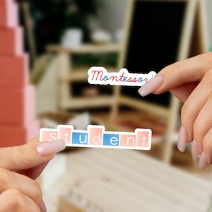 Montessori Sticker Sheet Bundle Montessori Teacher Student Parent ...