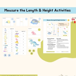 Using a Ruler Measurement Exercise Cards Montessori Material Math ...