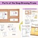 Parts of Snap Dressing Frame 3-part Cards Montessori Practical Life ...