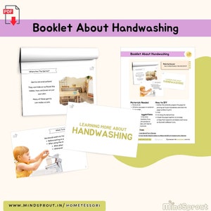 Booklet About Handwashing Montessori Practical Life Extension Activity ...