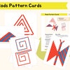 Knobless Cylinders Pattern Cards 3-4 Blocks/card Montessori Sensorial ...