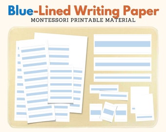 Montessori Writing Paper BUNDLE - Etsy