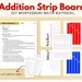 Addition Strip Board DIY Montessori Math Material Extension Activity ...