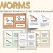 WORMS Zoology Unit Study Parts of Earthworm Flatworm Roundworm ...