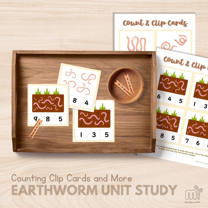 Earthworm Unit Study (for 3-9) Preschool Activities Unit Research for ...