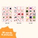 Montessori Language Silent Letters Picture Cards Reading Level 8 PINK ...