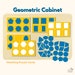Geometric Cabinet Shapes Montessori Puzzle Cards Montessori Geometric ...