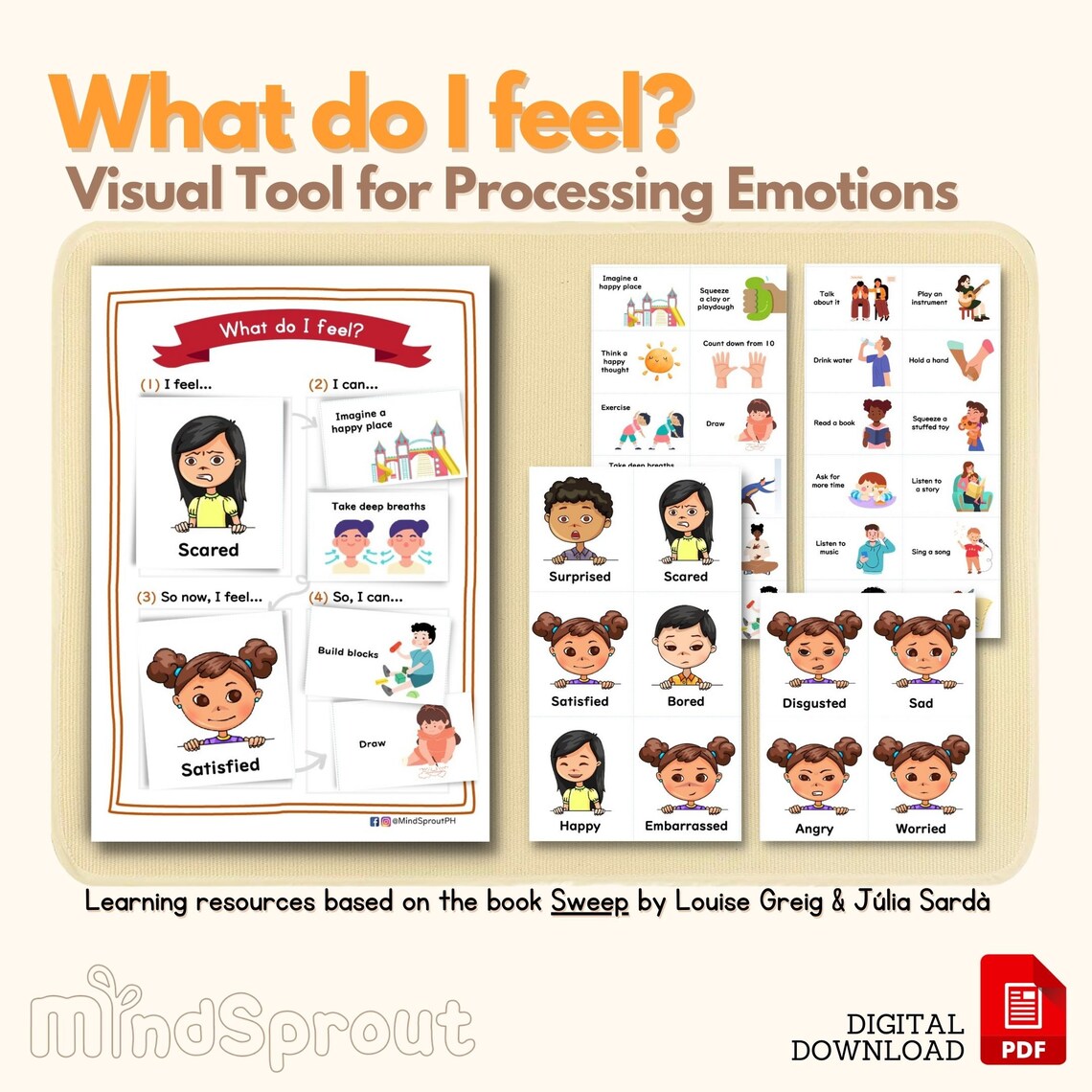 SWEEP Preschool Activity Busy Book Emotion Processing Tool - Etsy
