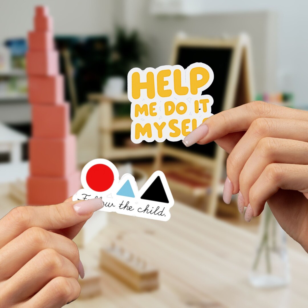 Montessori Sticker Sheet Pack Gift for Montessori Teacher Journaling ...