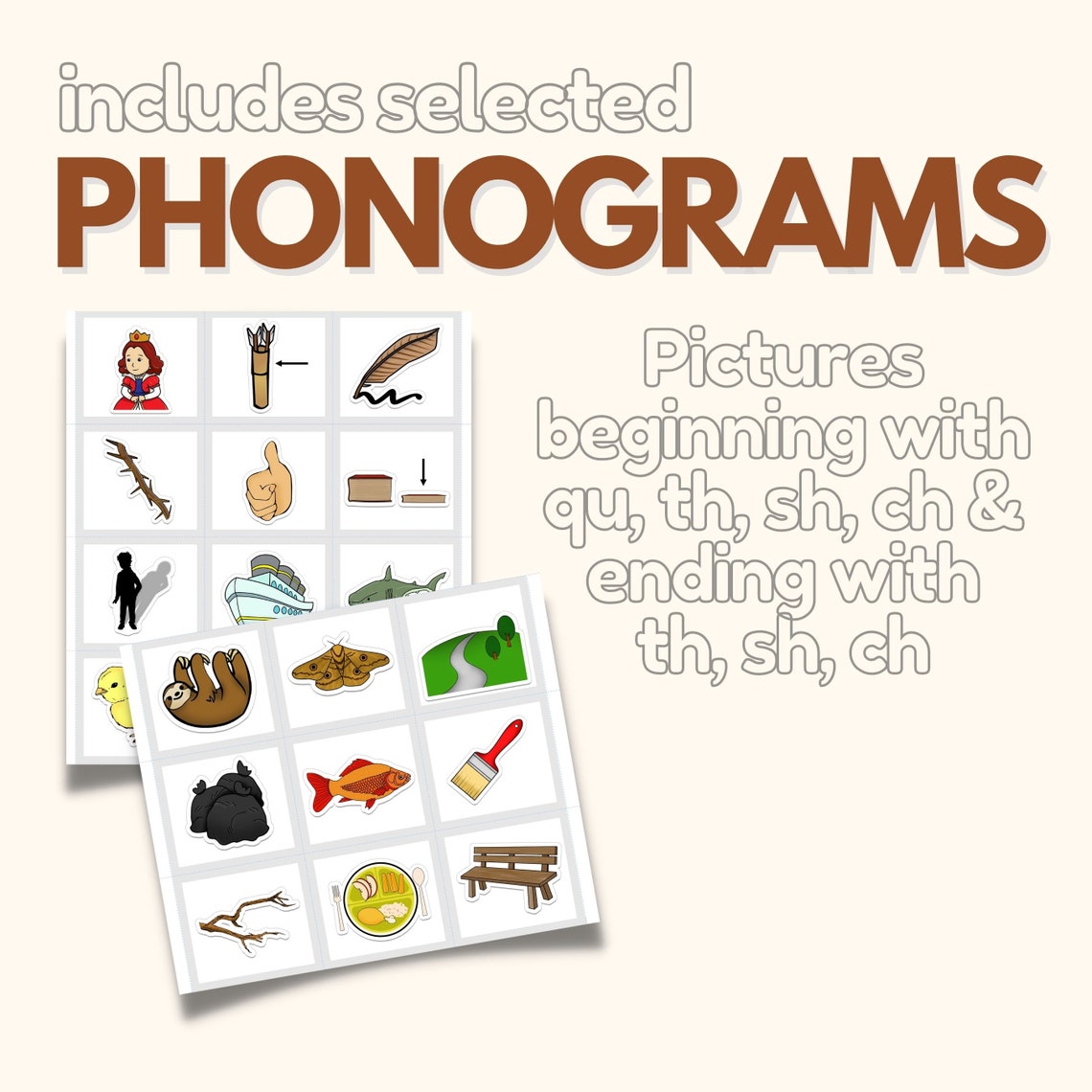 I Spy Sound Game Picture Cards Alphabet Letters DIY Montessori Language ...