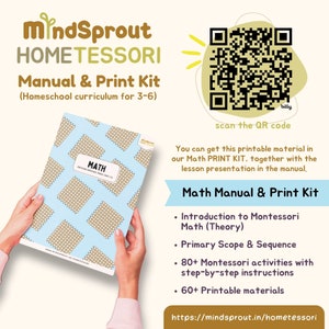 Number Rods Montessori Math Material Extension Activity Matching Cards ...