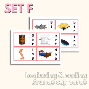 Pink Language Series PBG Montessori Language Reading System CVC Words ...