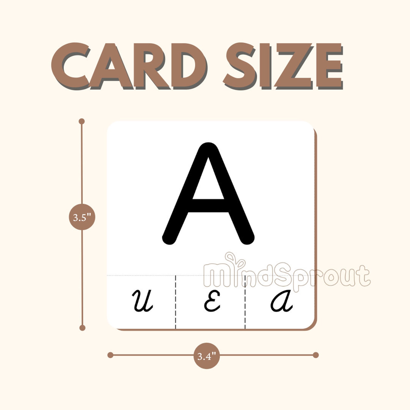 Alphabet Letter Recognition Lowercase Uppercase Print Cursive Clip Card ...