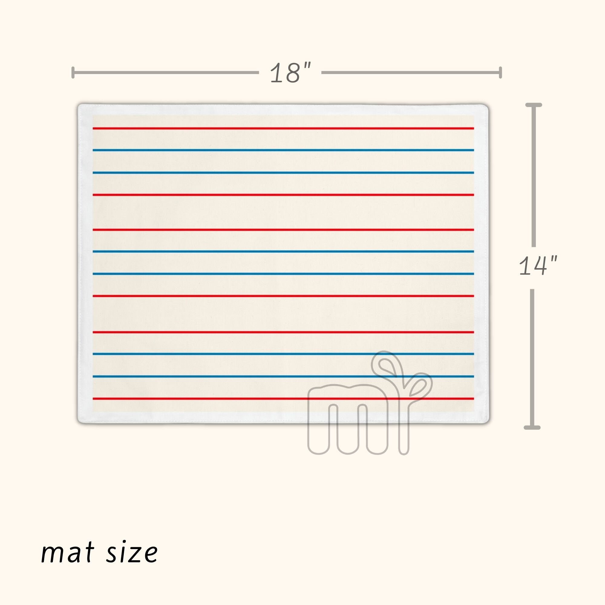 Montessori Writing Movable Alphabet Mat Small Montessori Rug Alphabet ...