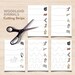 Woodland Animal Cutting Strip Sorting Mini Card Tracing Scissors ...