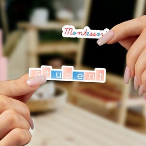 Montessori Sticker Sheet Bundle Montessori Teacher Student Parent ...