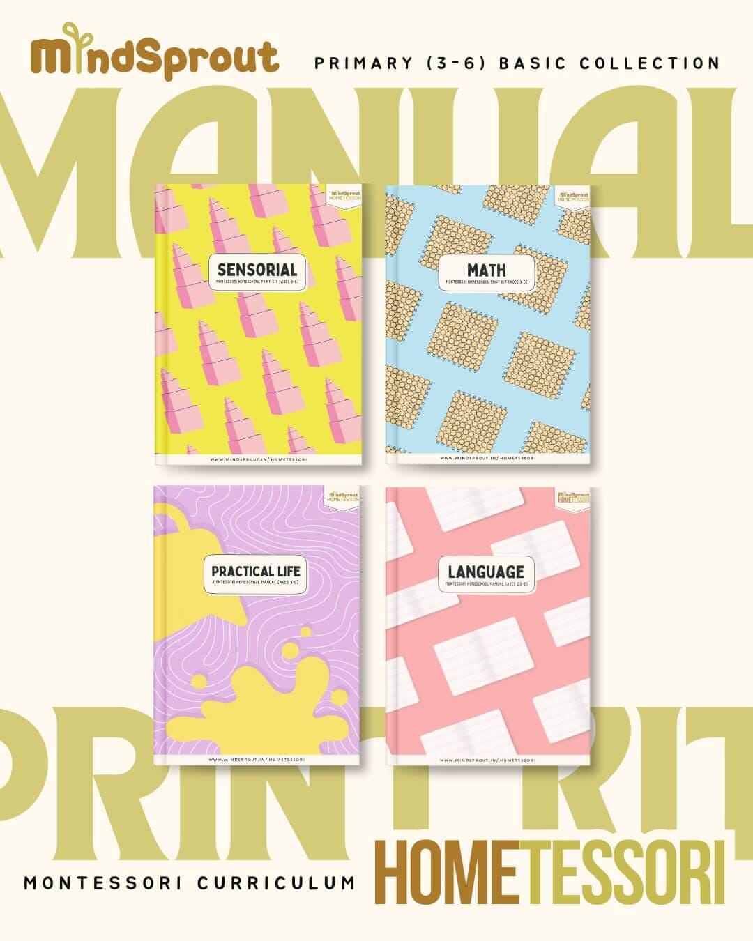 Hometessori Basic Collection (ages 2.5-6) Montessori Homeschool ...