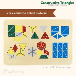 DIY Constructive Triangles Montessori Sensorial Material DIY Montessori ...